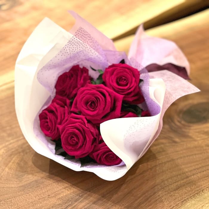 7 roses bouquet #13290-7 – GINZA SOBI FLOWERS