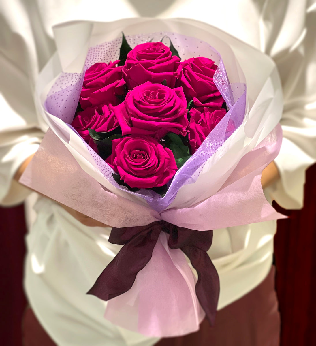 7 roses bouquet #13290-7 – GINZA SOBI FLOWERS